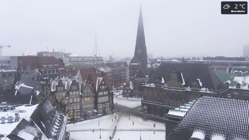 Live Webcam of Bremen Market Square Germany