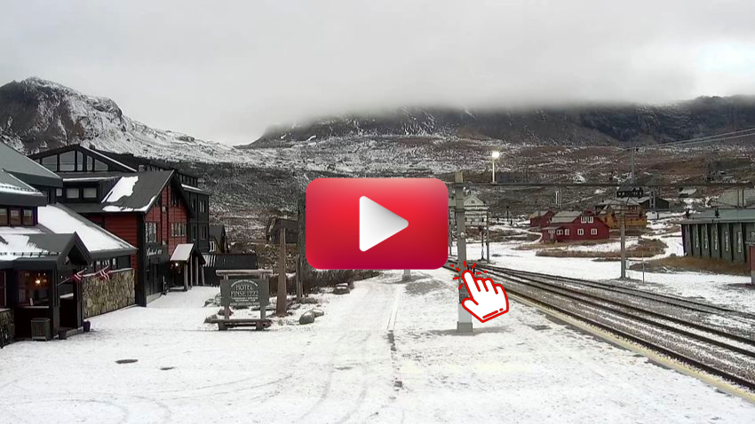 Live Streaming Webcam Finse railway station, Norway