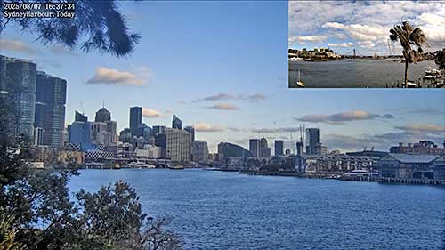 Sydney Harbour Live 4K Webcam NSW, Australia