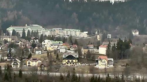 Live Semmering town panoramic webcam, Austria