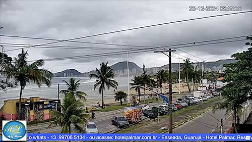 Live Canto do Forte Beach Webcam, Praia Grande, SP, Brazil