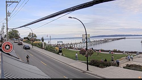 Live HD Webcam of East Beach, White Rock, BC, Canada