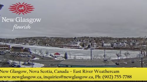 Webcam Live New Glasgow Nova Scotia East River, Canada