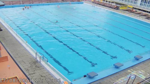 Live Zlín Spa - Swimming Pool Panorama Webcam, Czechia