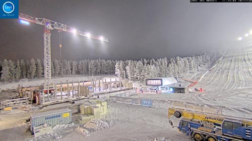 Live HD Webcam of South Point, Levi Ski Resort, Finland