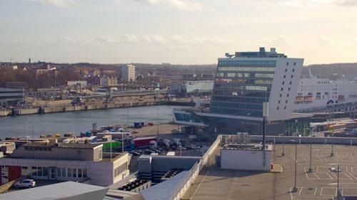 Port of Kiel Live HD Streaming Webcam, Germany