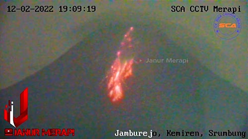 Live Mount Merapi Volcano Webcam, Central Java, Indonesia
