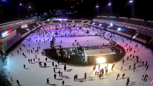 Live Webcam Medeu Skating Rink in Almaty, Kazakhstan