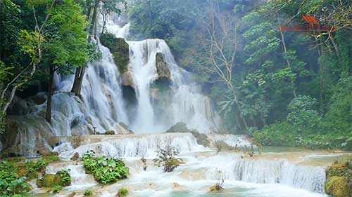 Live Kuang Si Waterfall Webcam, Luang Prabang, Laos