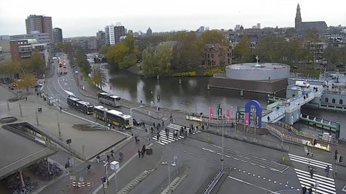 Groningen Spoorzone Live Webcam Railway Station Netherlands