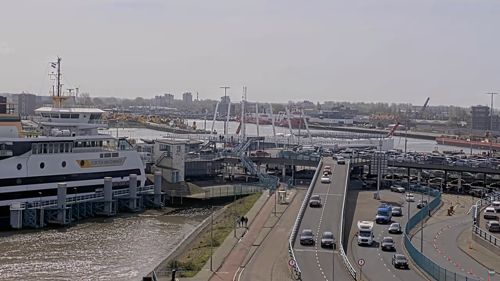 Hotel Lands’ End Webcam Teso boot Texel in Den Helder, North Holland ...
