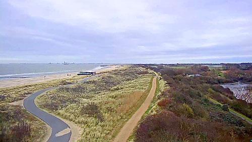 Live HD Webcam of Groede Beach, Netherlands