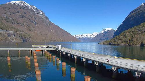 Live Streaming Webcam Geirangerfjord Cruise Port, Norway