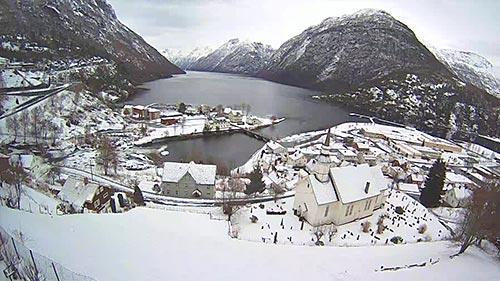 Live Hellesylt Centre Webcam, Stranda Municipality, Norway