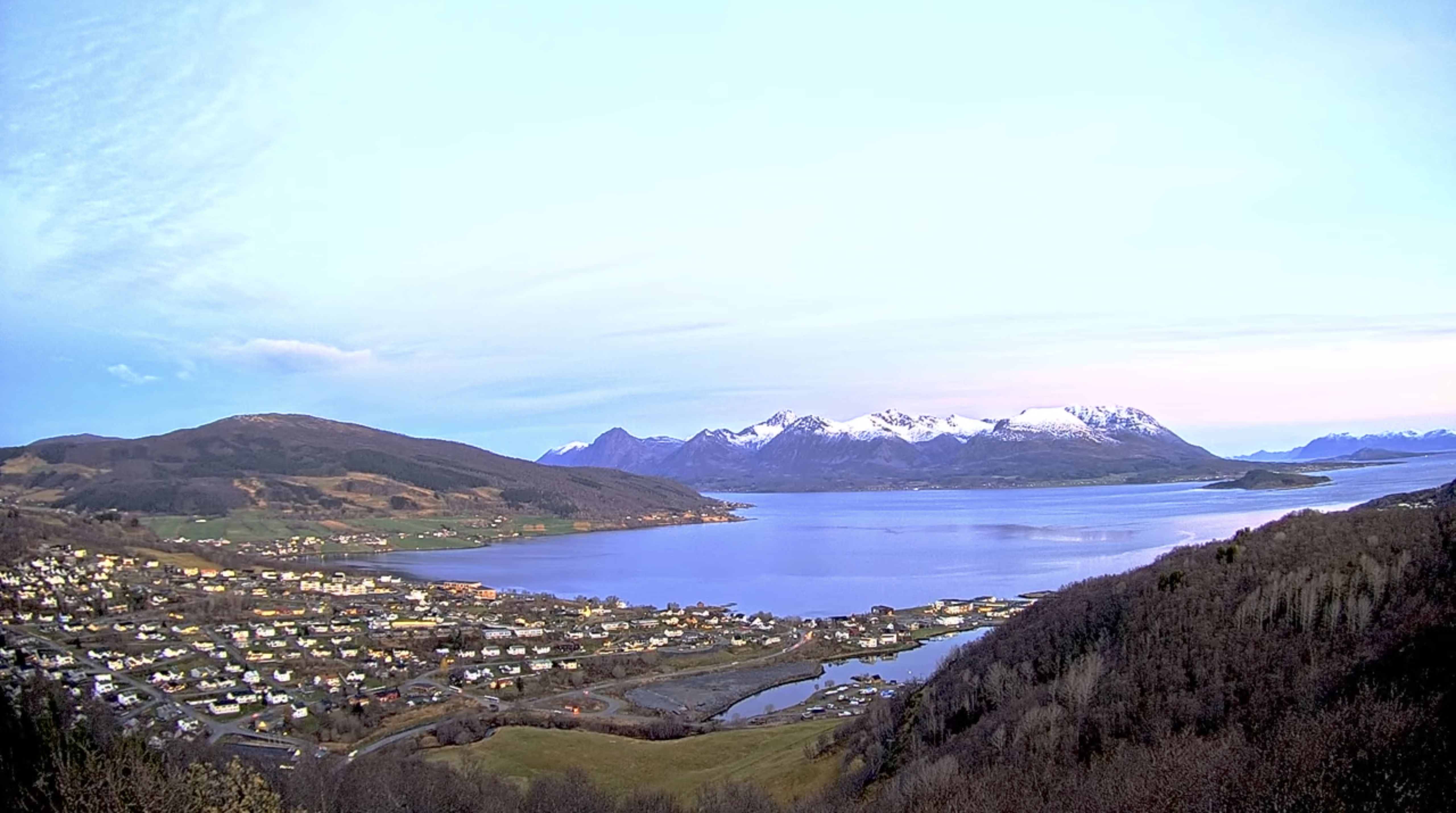 Harstad Harbour, Norway live streaming HD webcam