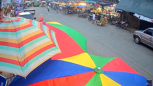 Webcam view of the New Agdao Farmers Market in Davao City, Philippines