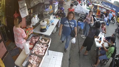 Webcam view of the New Agdao Farmers Market in Davao City, Philippines