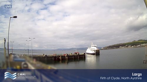 Live Webcam view from Largs Ferry Terminal, Scotland