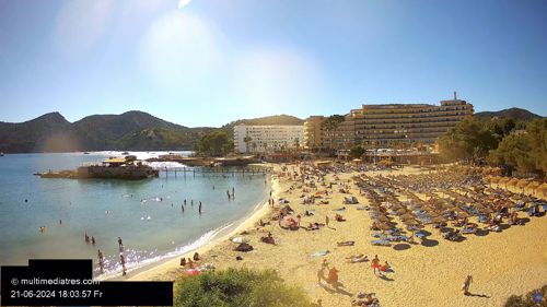 Live Paguera Tora Beach Webcam Mallorca, Spain