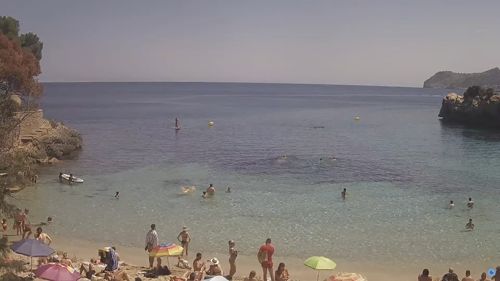 Live Camp de Mar Beach Webcam, in Mallorca, Spain, Balearic Islands
