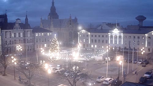 Live Stora Torg Town Square Webcam, Kristianstad, Sweden