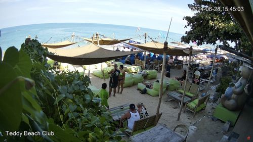 Live Teddy beach club Webcam Lamai, Koh Samui, Thailand