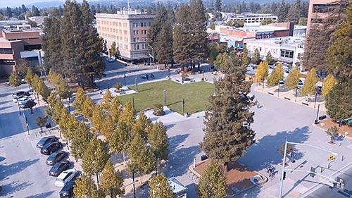 Live HD Webcam Old Courthouse Square, Santa Rosa, CA, USA