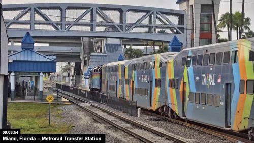 Live Miami Metrorail Transfer Station Webcam FL, USA