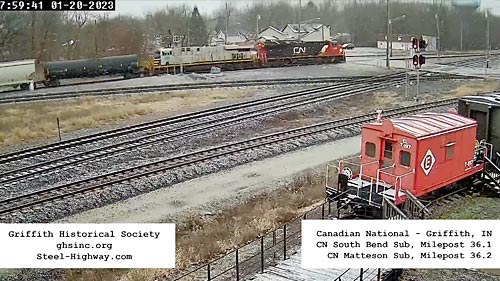 Live Rail Webcam Griffith Interlocking Tower, Iniana, USA