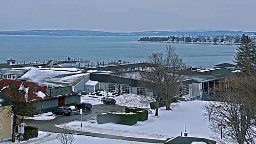 Mackinac Bridge Webcam from Riviera Motel Mackinaw City, Michigan, USA