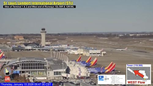 St. Louis Lambert International Airport Cam, MO, USA