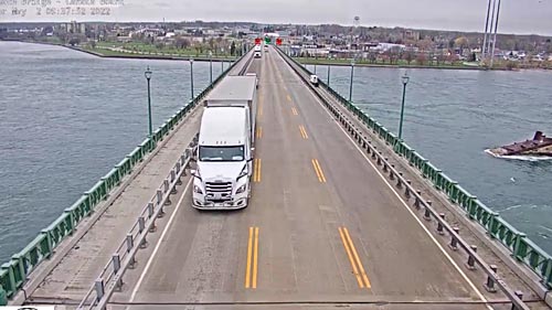 Live Peace Bridge Canada Bound Webcam Buffalo, NY, USA