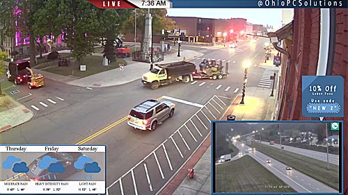 Live HD Streaming webcam in Public Square, Cleveland, USA