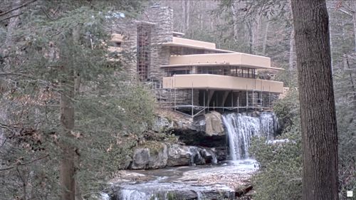 Live Fallingwater Webcam view in Pennsylvania, USA