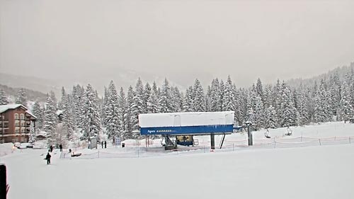 Live Apex Express & Sunrise Lift Webcam, Solitude, Utah, USA