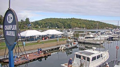 Live HD Webcam Champlain Marina, Colchester, VT, USA