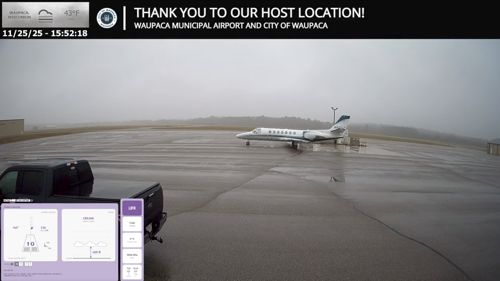 Live Waupaca Airport Webcam in Wisconsin, USA
