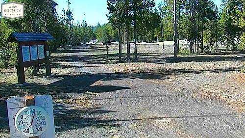 Upper Geyser Basin, Yellowstone, Live Webcam, USA